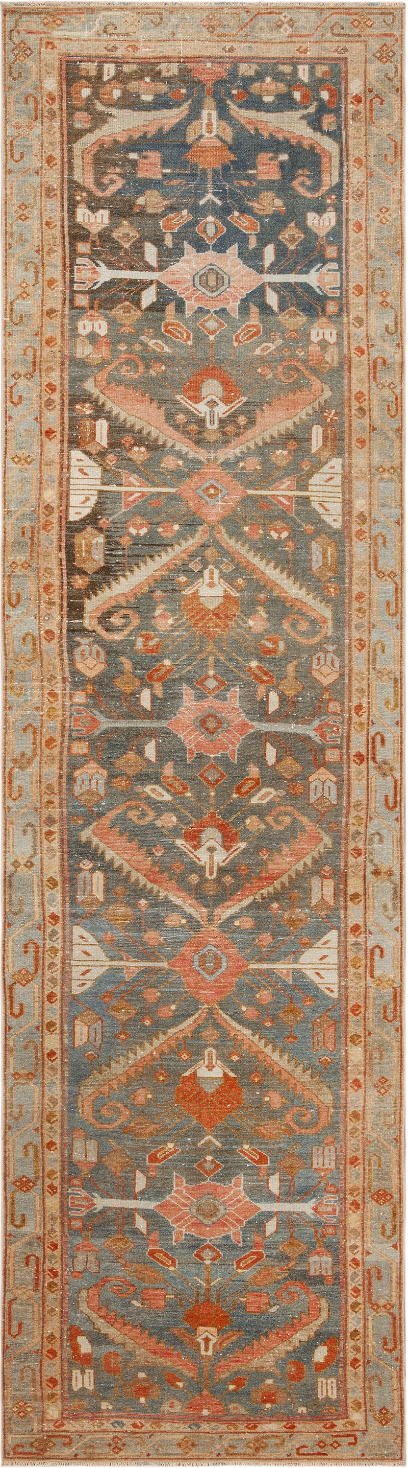 Tribal Vintage Persian Malayer Runner Rug 73531 Nazmiyal