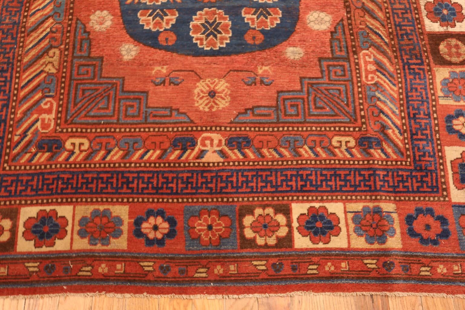 Antique Persian Farahan Zili Sultan Design Rug 73590 Nazmiyal