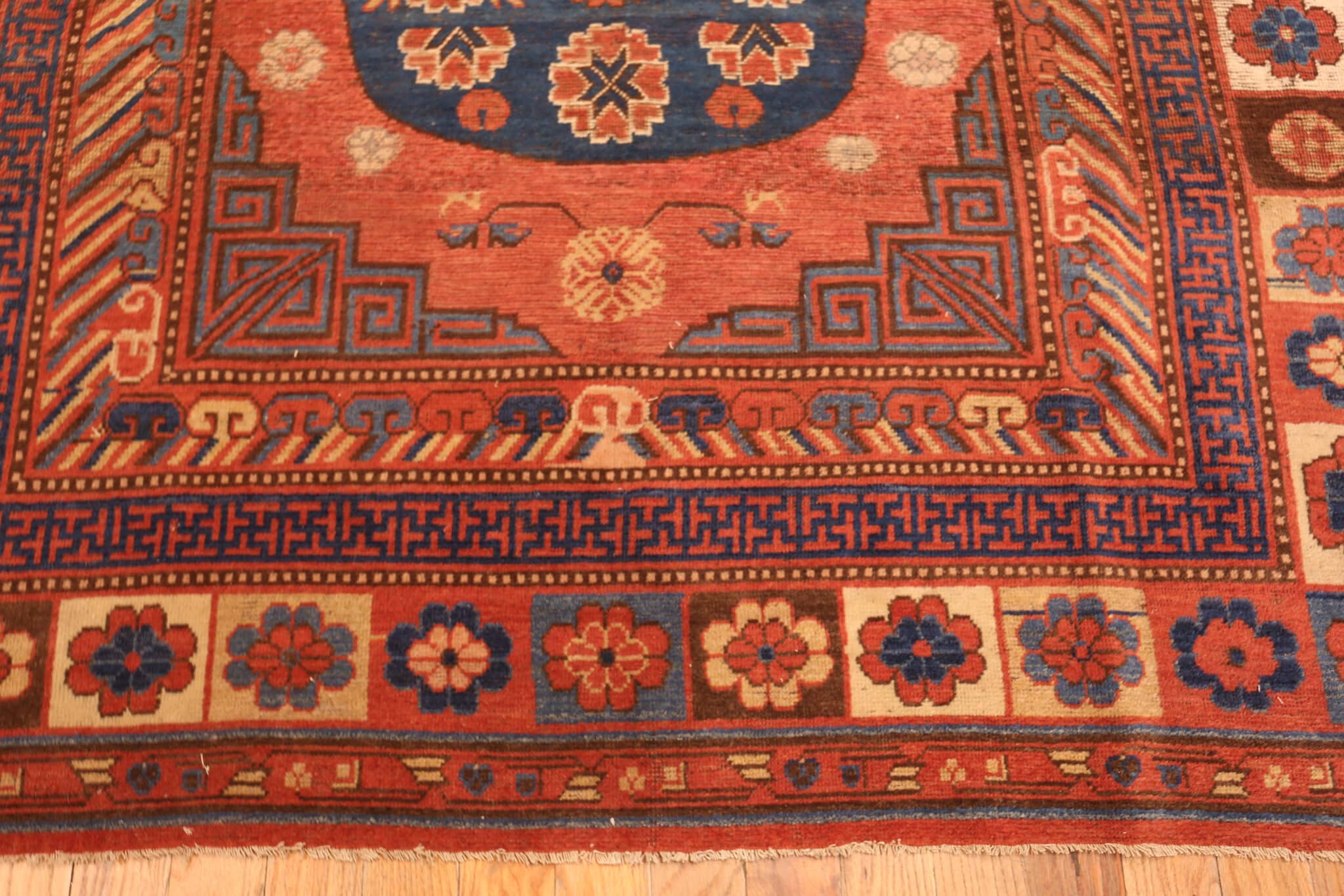 Antique Persian Farahan Zili Sultan Design Rug 73590 Nazmiyal