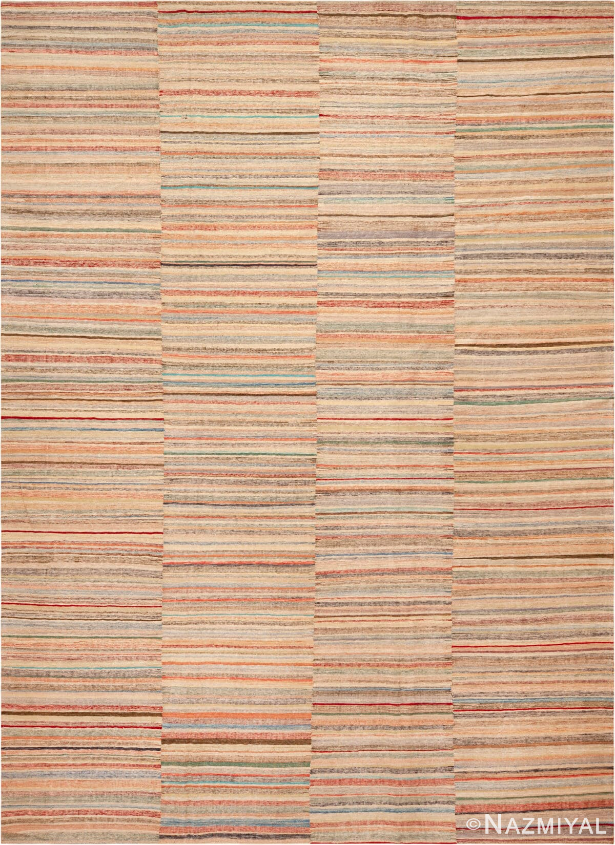 21st Century Contemporary Kilim Rug 12270 Nazmiyal Rugs