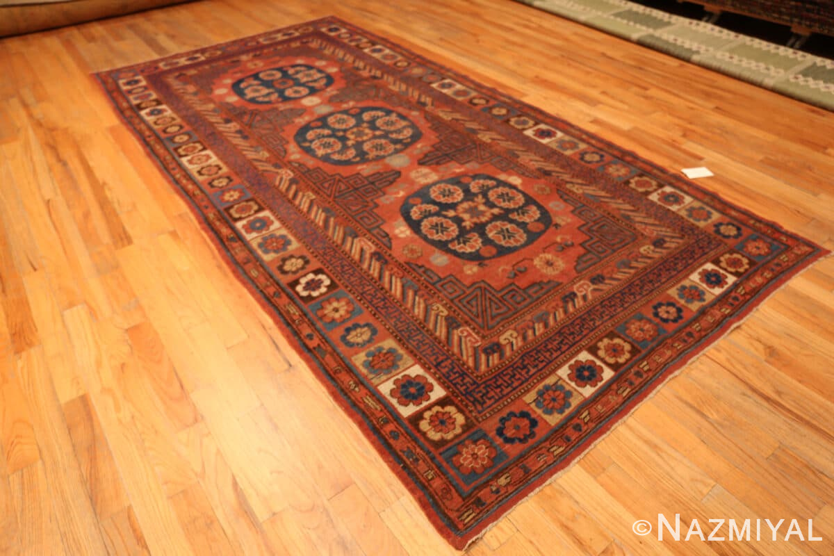 Antique Persian Farahan Zili Sultan Design Rug 73590 Nazmiyal