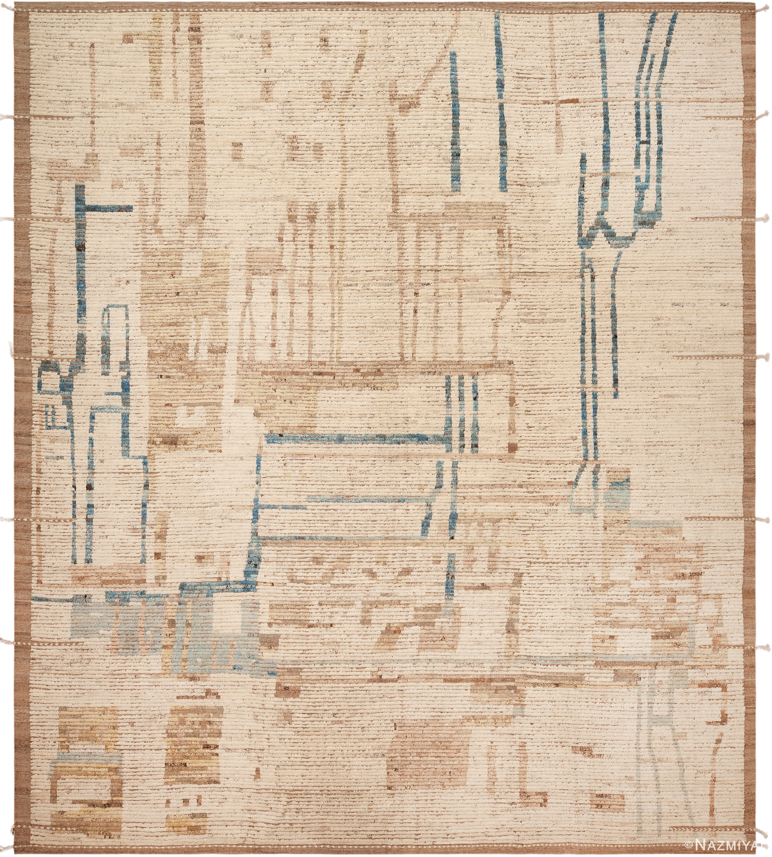 Elegant Modern Abstract Design Rug 12318 Nazmiyal Rugs