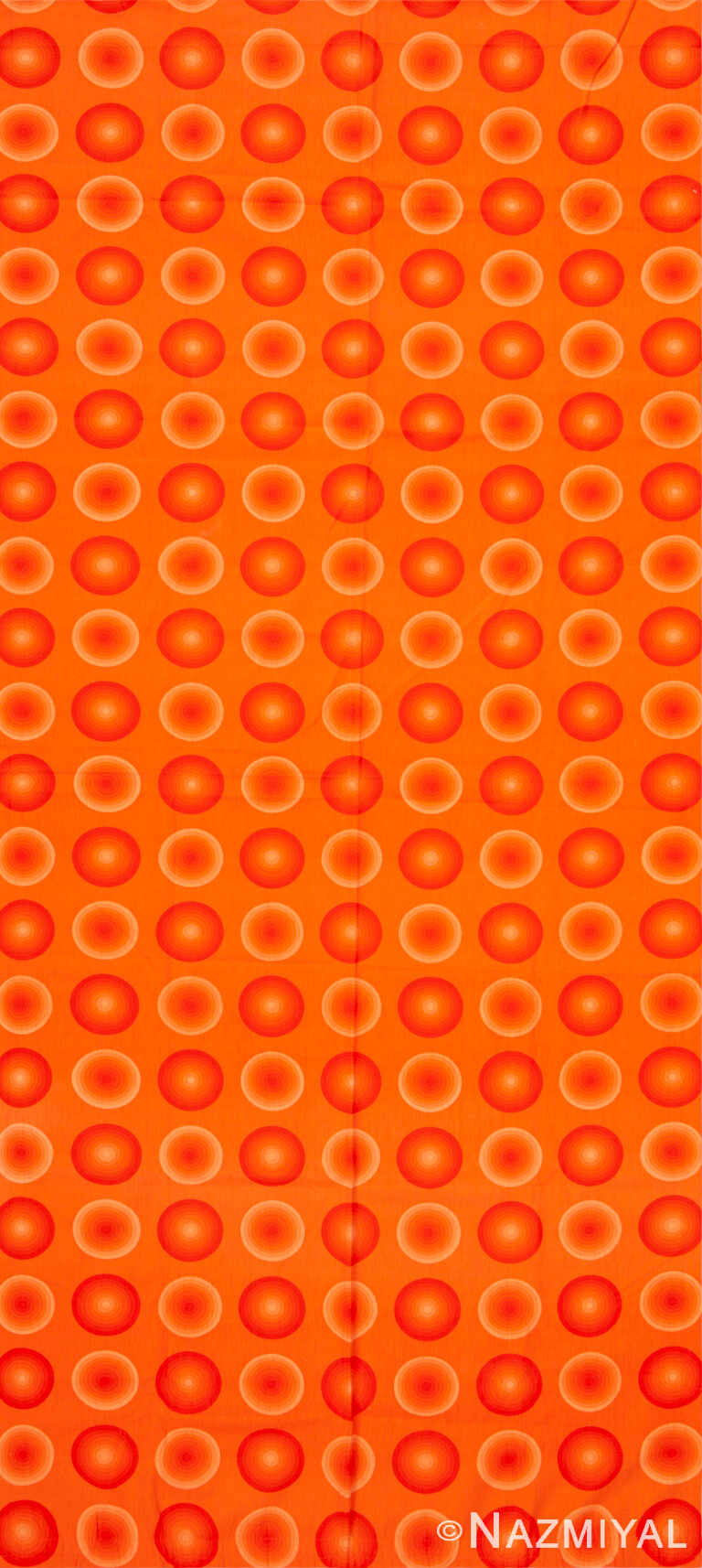 Vibrant Vintage Circle Pattern Scandinavian Verner Panton Textile 47819 ...