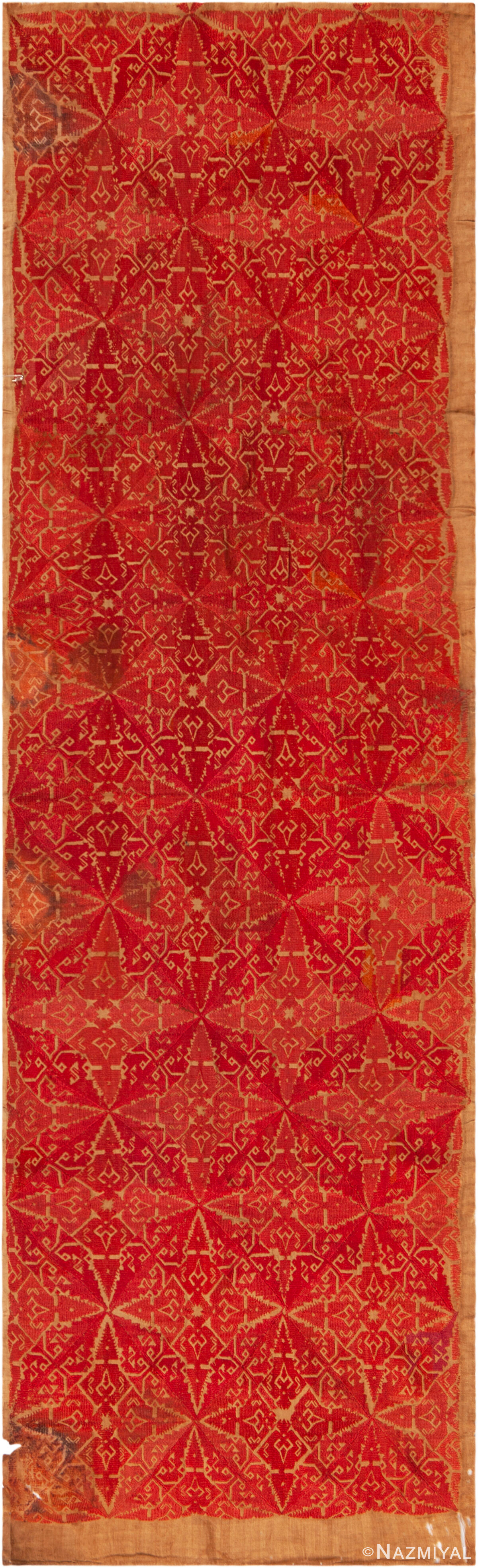 Elegant Antique Wool Greek Textile 41484 by Nazmiyal Rugs