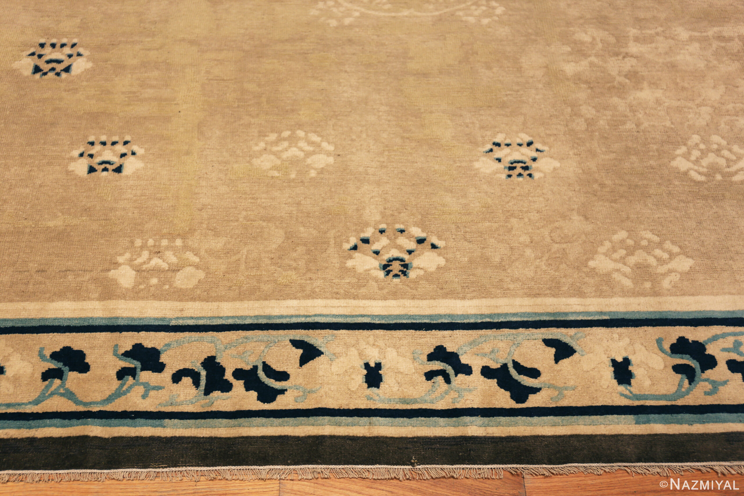 Antique Ningxia Rug 73932 by Nazmiyal Rugs